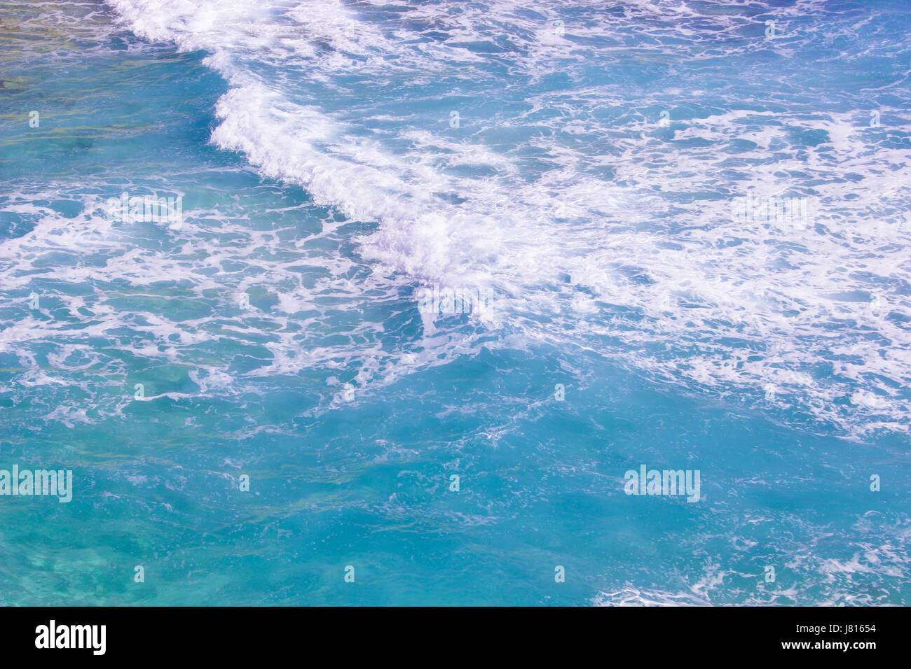 Seashore Waves and Mountain under the Sunshine in Matrouh, Egypt / View ...