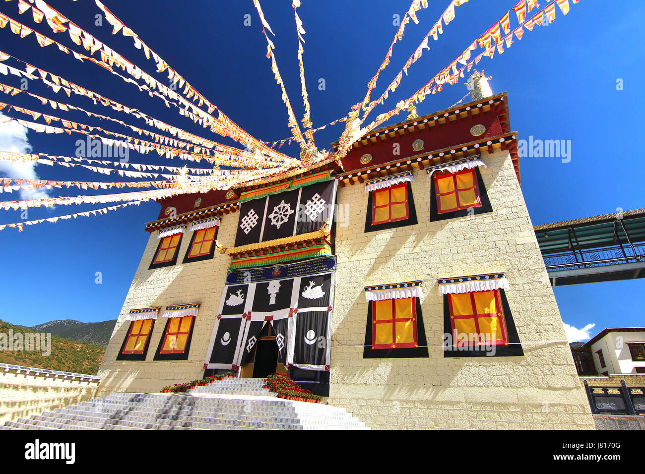 Songzanlin Temple also known as the Ganden Sumtseling Monastery, is a ...