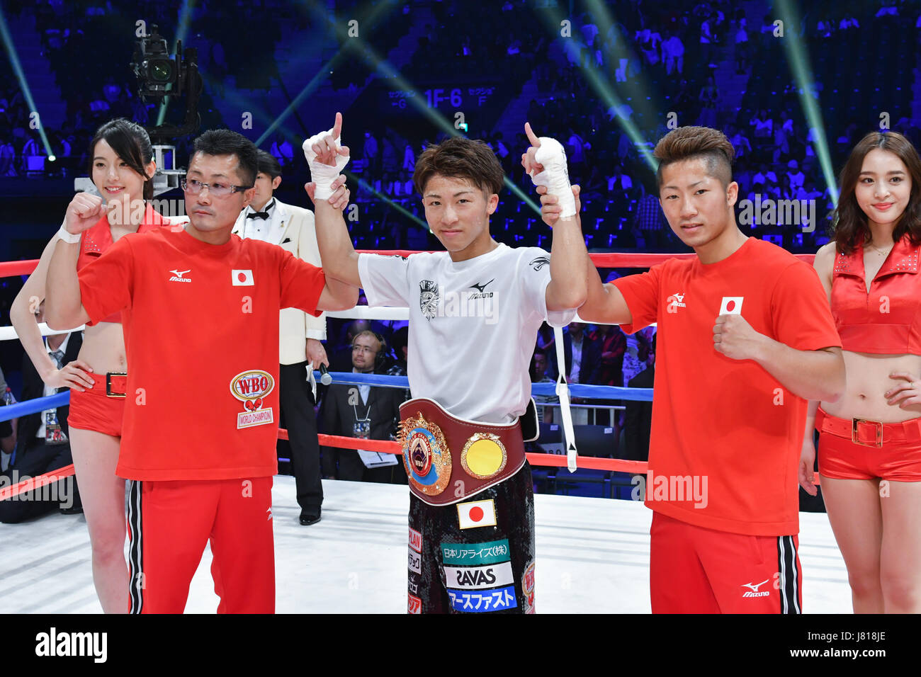 Tokyo, Japan. 21st May, 2017. (L-R) Shingo Inoue, Naoya Inoue (JPN ...