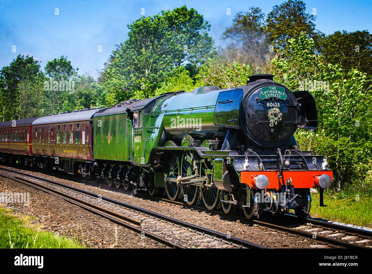 Steam train engine manchester hi-res stock photography and images - Alamy
