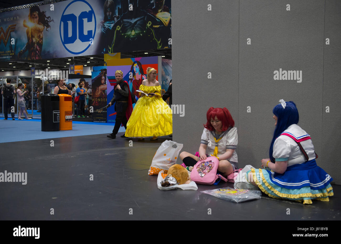 ExCel, London UK. 26th May 2017. The first MCM London Comic Con of 2017 ...