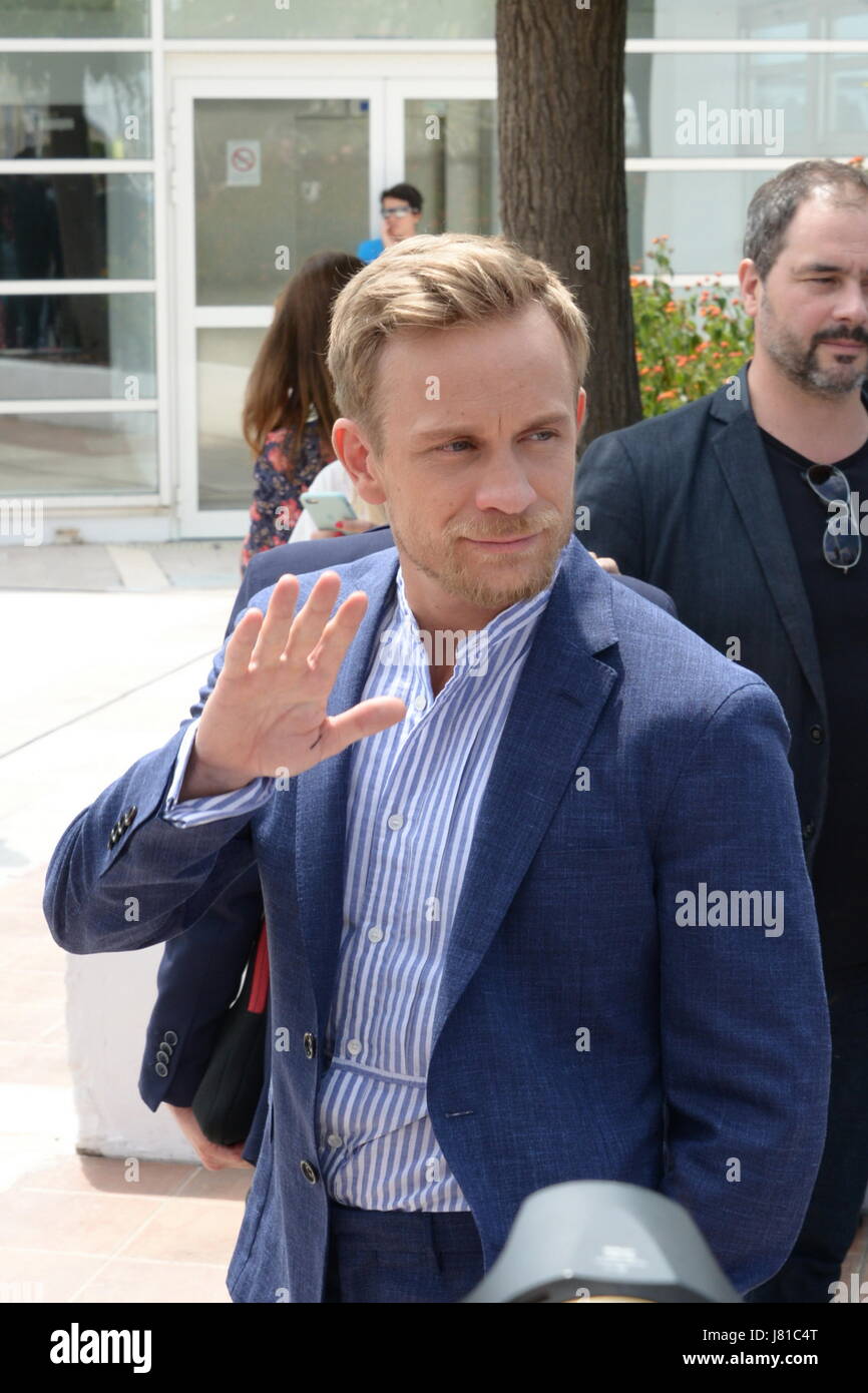 Cannes, France. 26th May, 2017. CANNES, FRANCE - MAY 26: Actor Jeremie ...