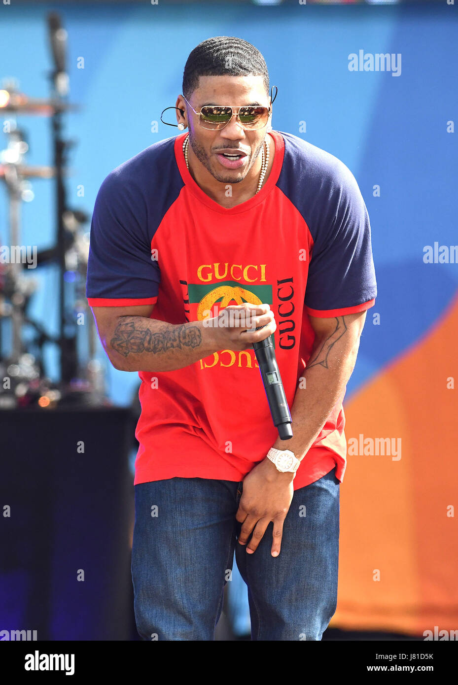 New York, NY, USA. 26th May, 2017. Nelly performs at the Rumsey ...