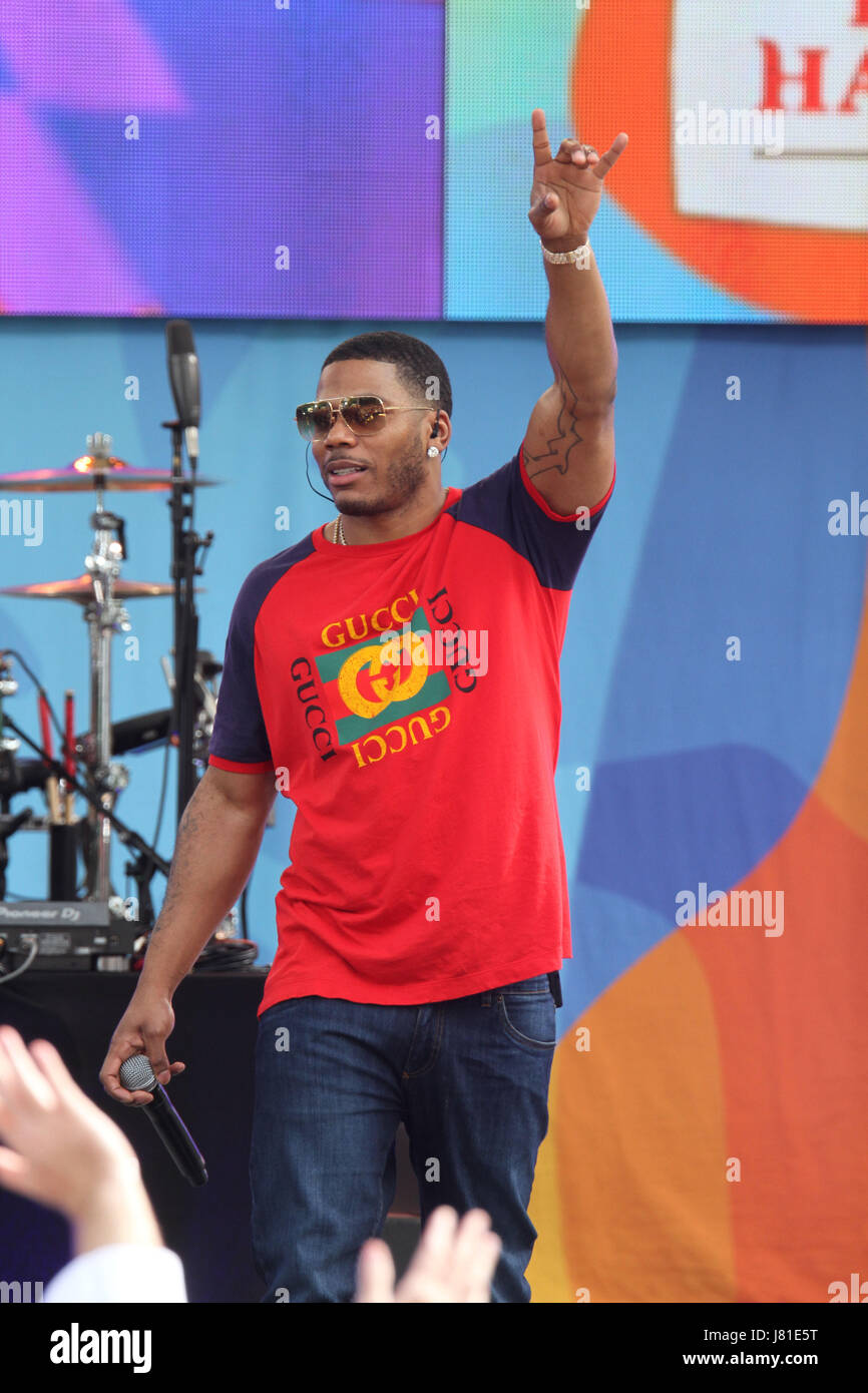 New York, USA. 26th May, 2017. Florida Georgia Line and Nelly Perform ...