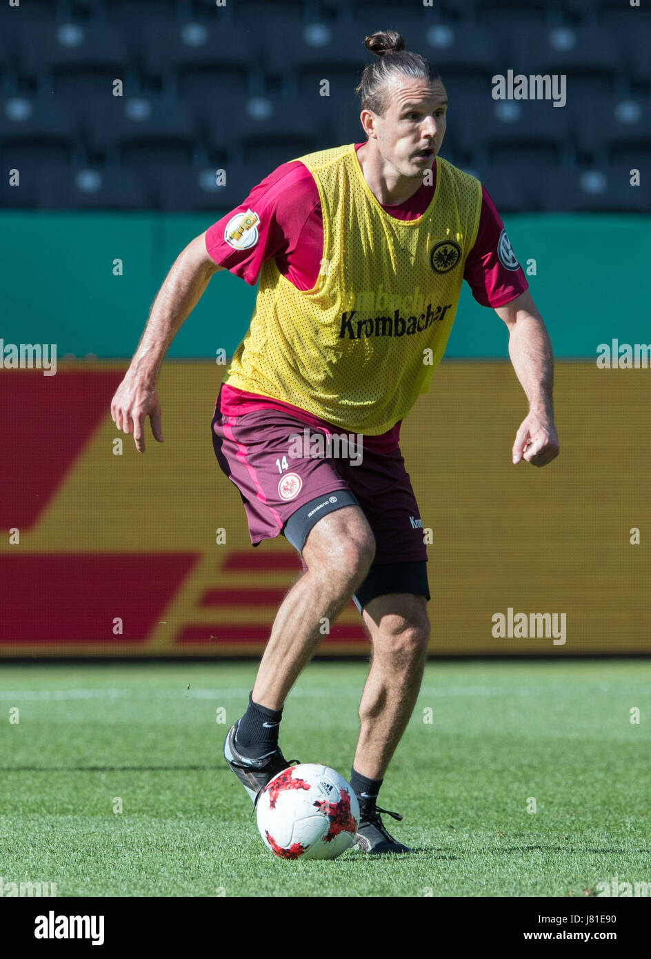 Alexander Meier of the German Bundesliga team Eintracht Frankfurt ...