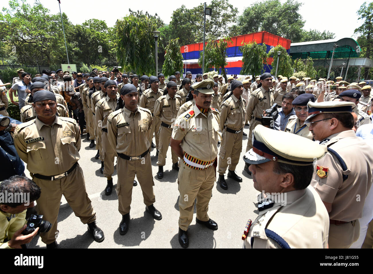 NEW DELHI, INDIA - MAY 26: Delhi Police commissioner Amulya Patnaik ...