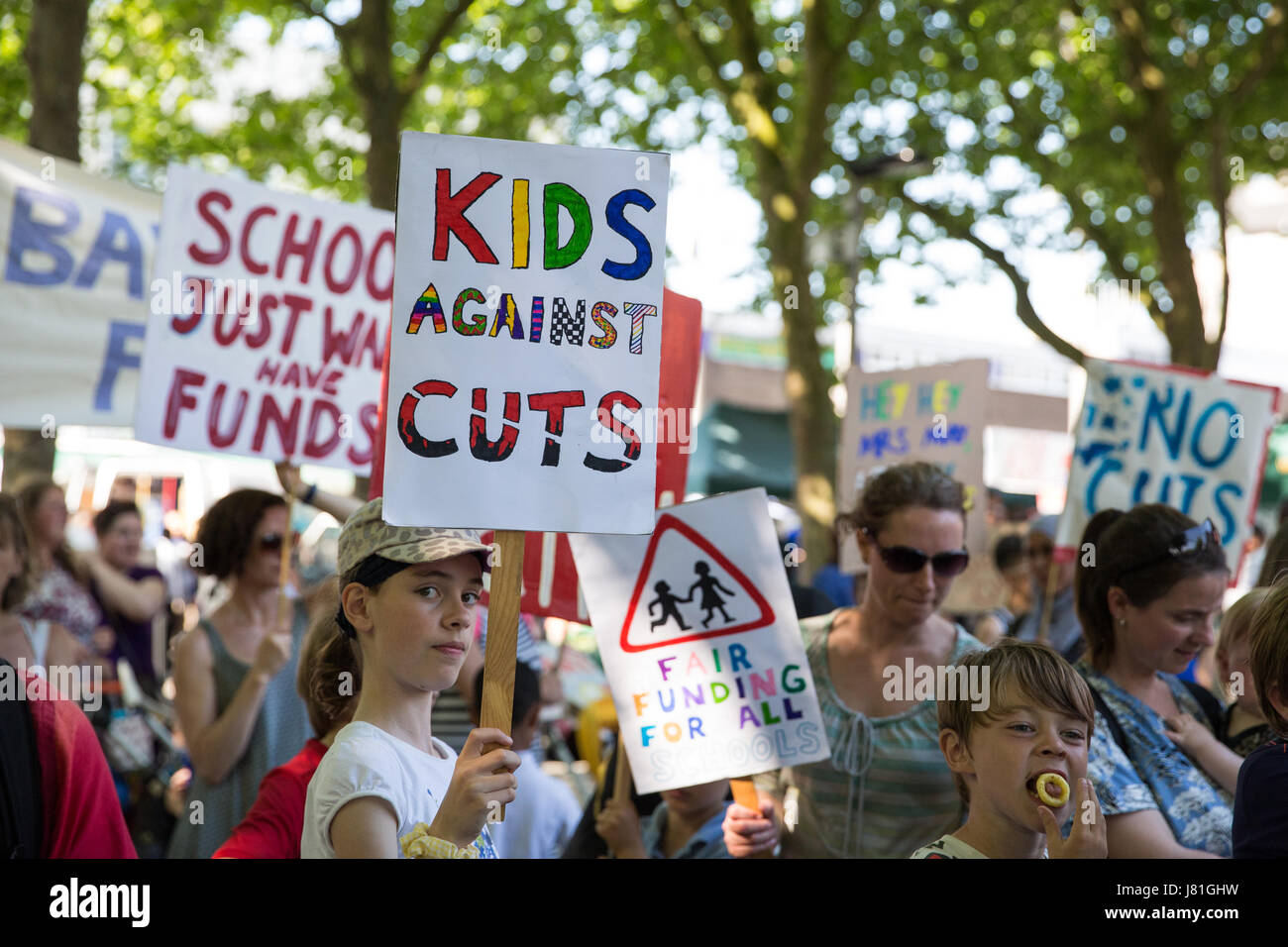 London, UK. 26th May, 2017. Parents, children and relatives ...