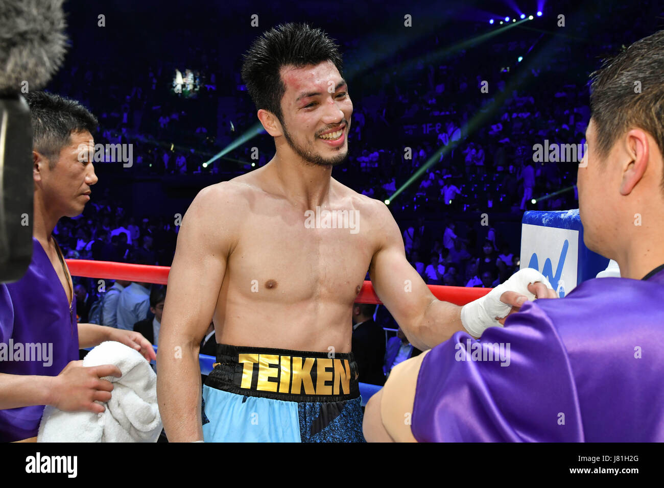 Tokyo, Japan. 20th May, 2017. (L-R) Sendai Tanaka, Ryota Murata (JPN ...