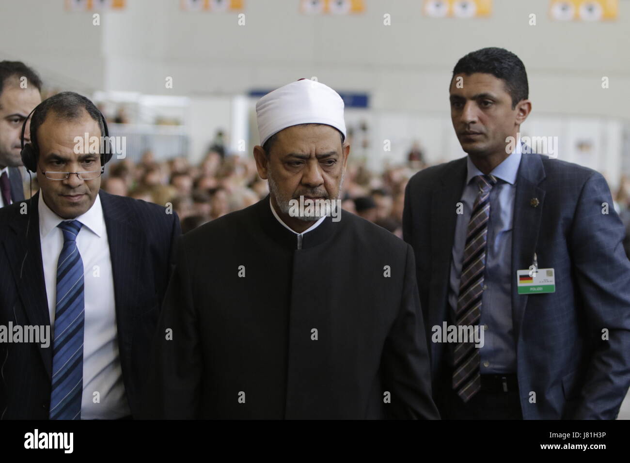 Ahmed el-Tayeb walks to the stage. The Grand Imam of al-Azhar, Ahmed el ...
