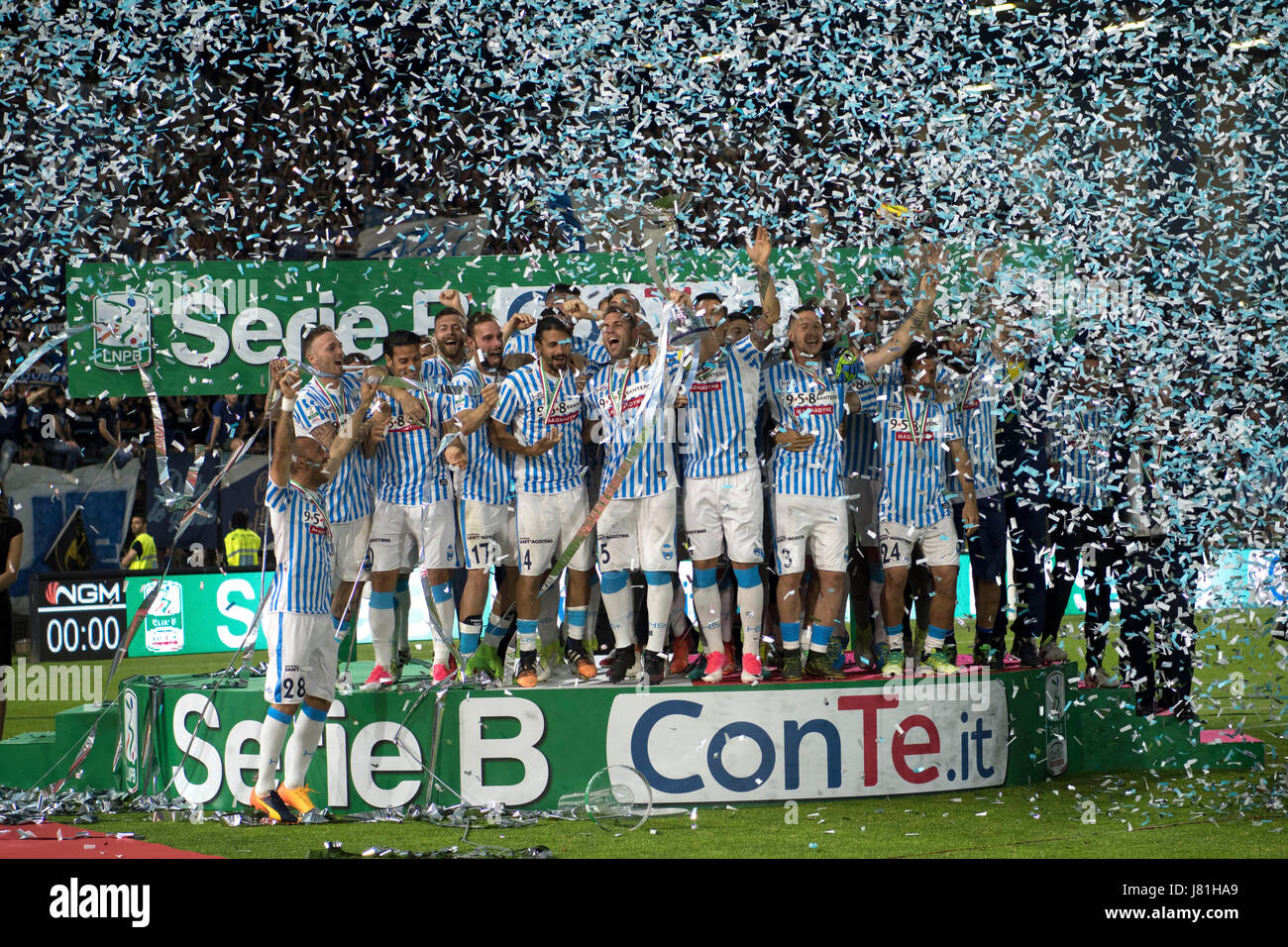 SPAL team group, MAY 18, 2017 - Football / Soccer : Nicolas Giani of ...