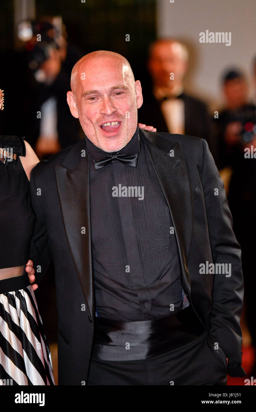 Cannes, France. 26th May, 2017. Austrian actor Johannes Krisch poses ...