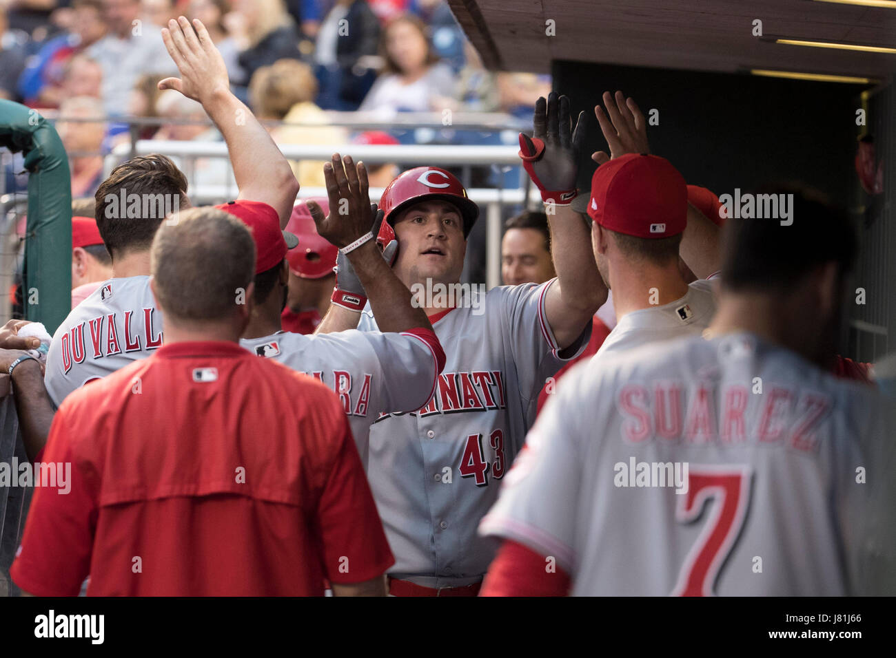 Philadelphia, Pennsylvania, USA. 26th May, 2017. Cincinnati Reds right ...