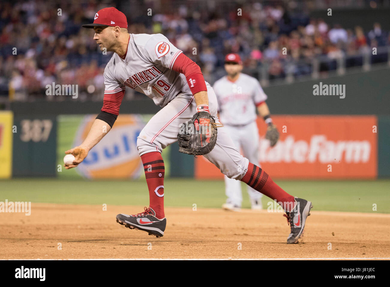 Philadelphia, Pennsylvania, USA. 26th May, 2017. Cincinnati Reds first ...