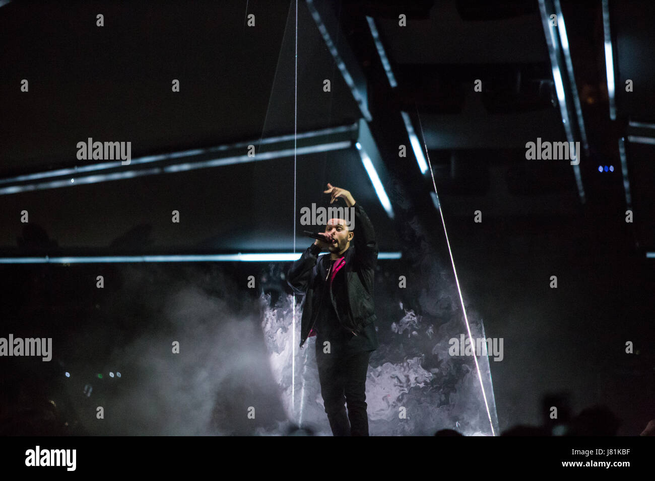 Toronto, Canada. 26th May, 2017. The Weeknd plays to a sold-out ...
