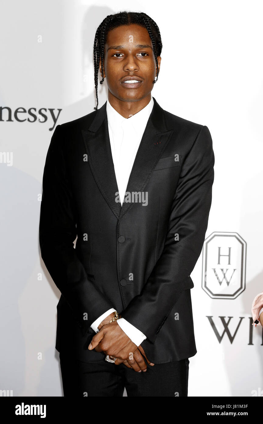 Antibes, Frankreich. 25th May, 2017. ASAP Rocky attending the amfAR's ...