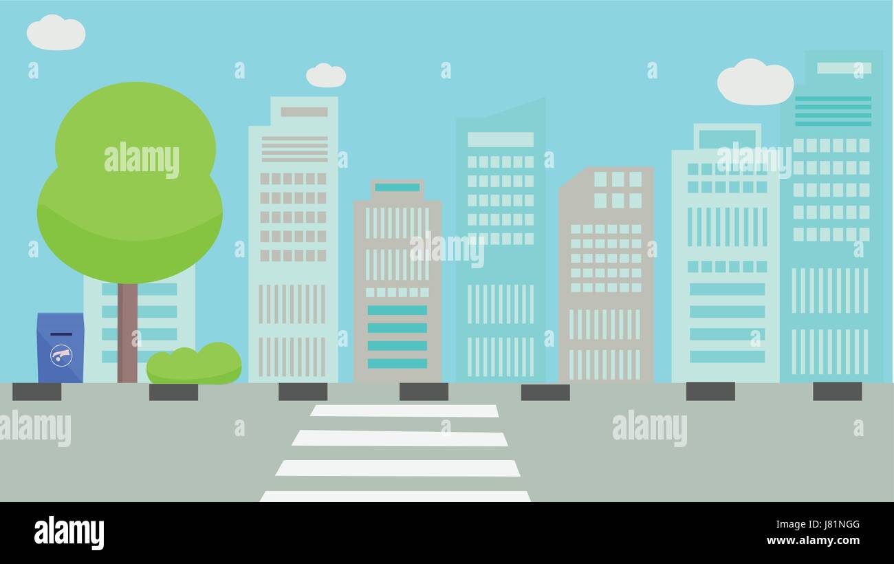 Urban street walk Stock Vector Images - Alamy