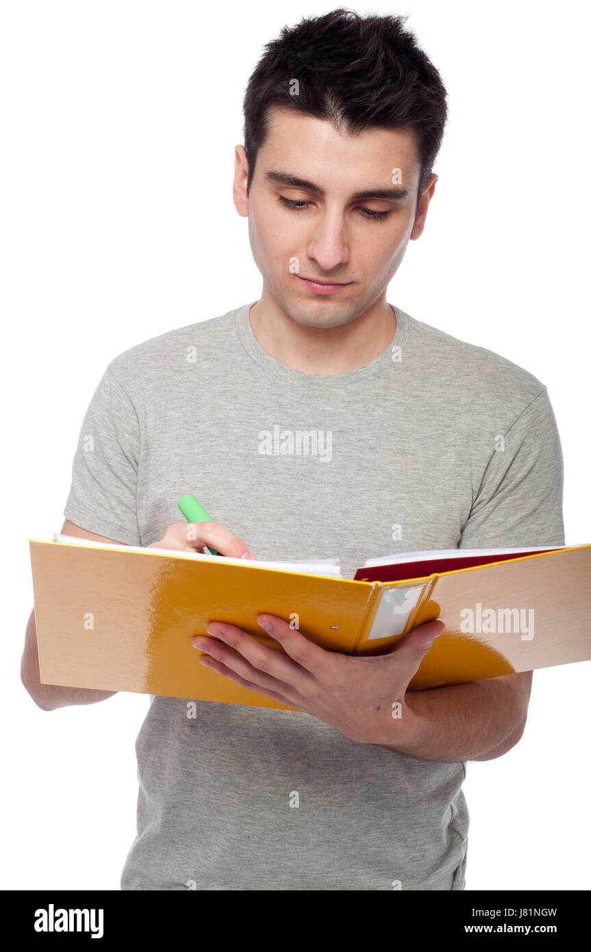 study male masculine student dossier school educational institution ...