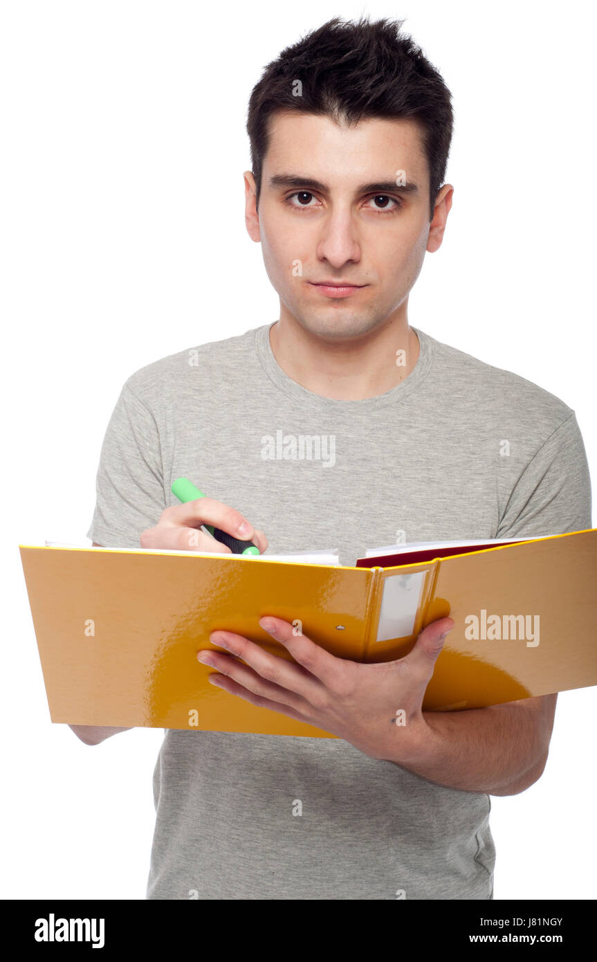 study male masculine student dossier school educational institution ...