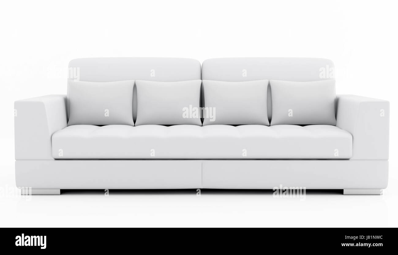 object single isolated furniture room seat couch sofa nobody minimalist ...
