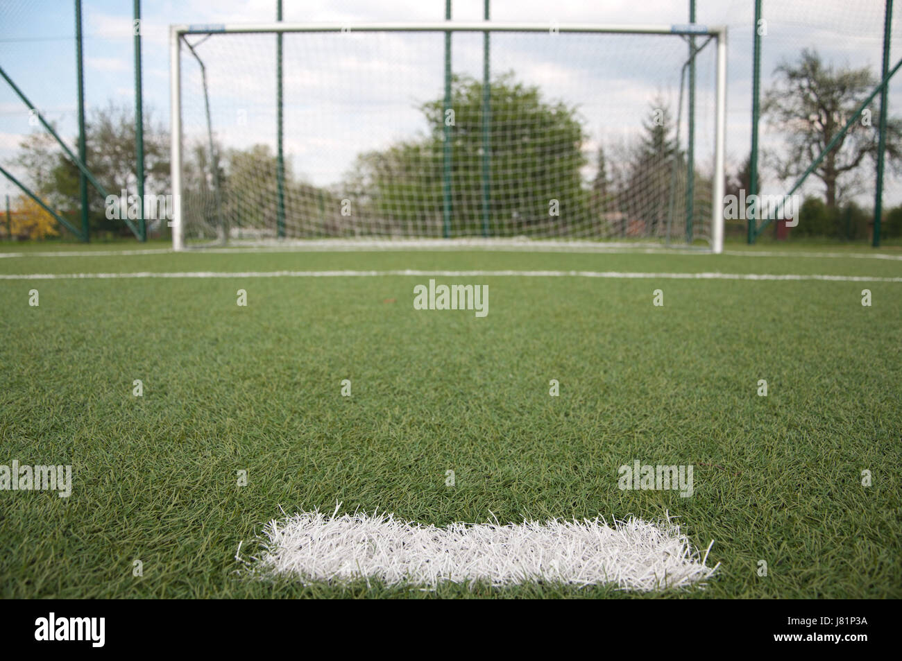 goal passage gate archgway gantry aim penalty area football ground ...