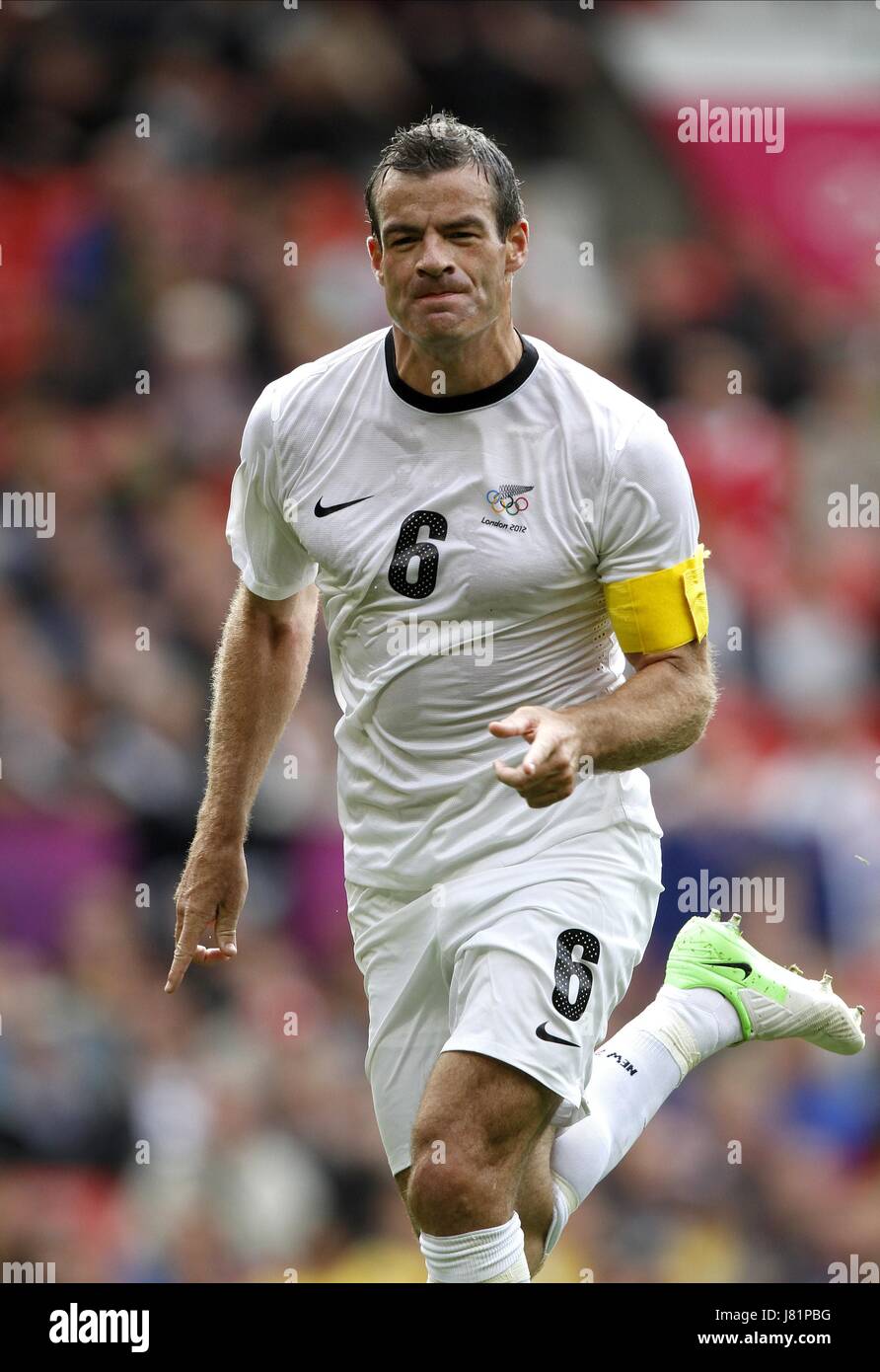 RYAN NELSEN NEW ZEALAND LONDON 2012 OLYMPIC GAMES MENS FOOTBALL, EGYPT ...