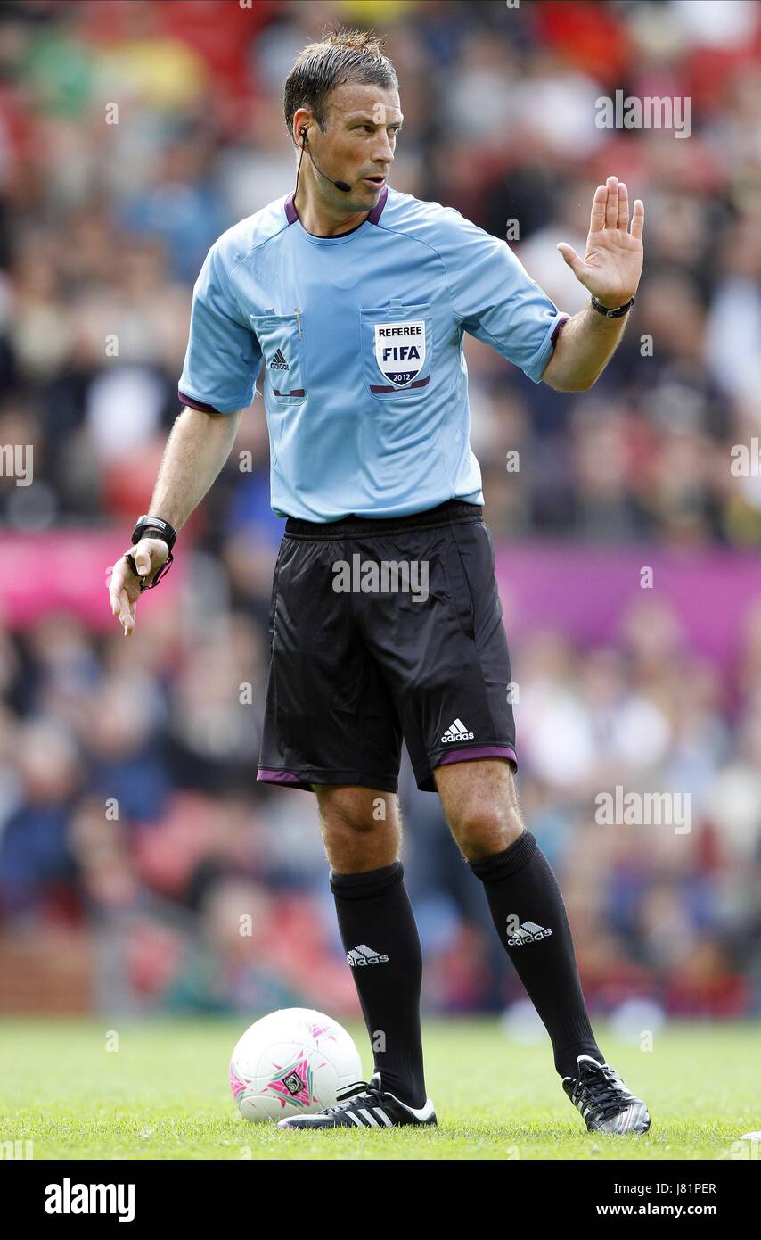 MARK CLATTENBURG FIFA REFEREE LONDON 2012 OLYMPIC GAMES MENS FOOTBALL ...