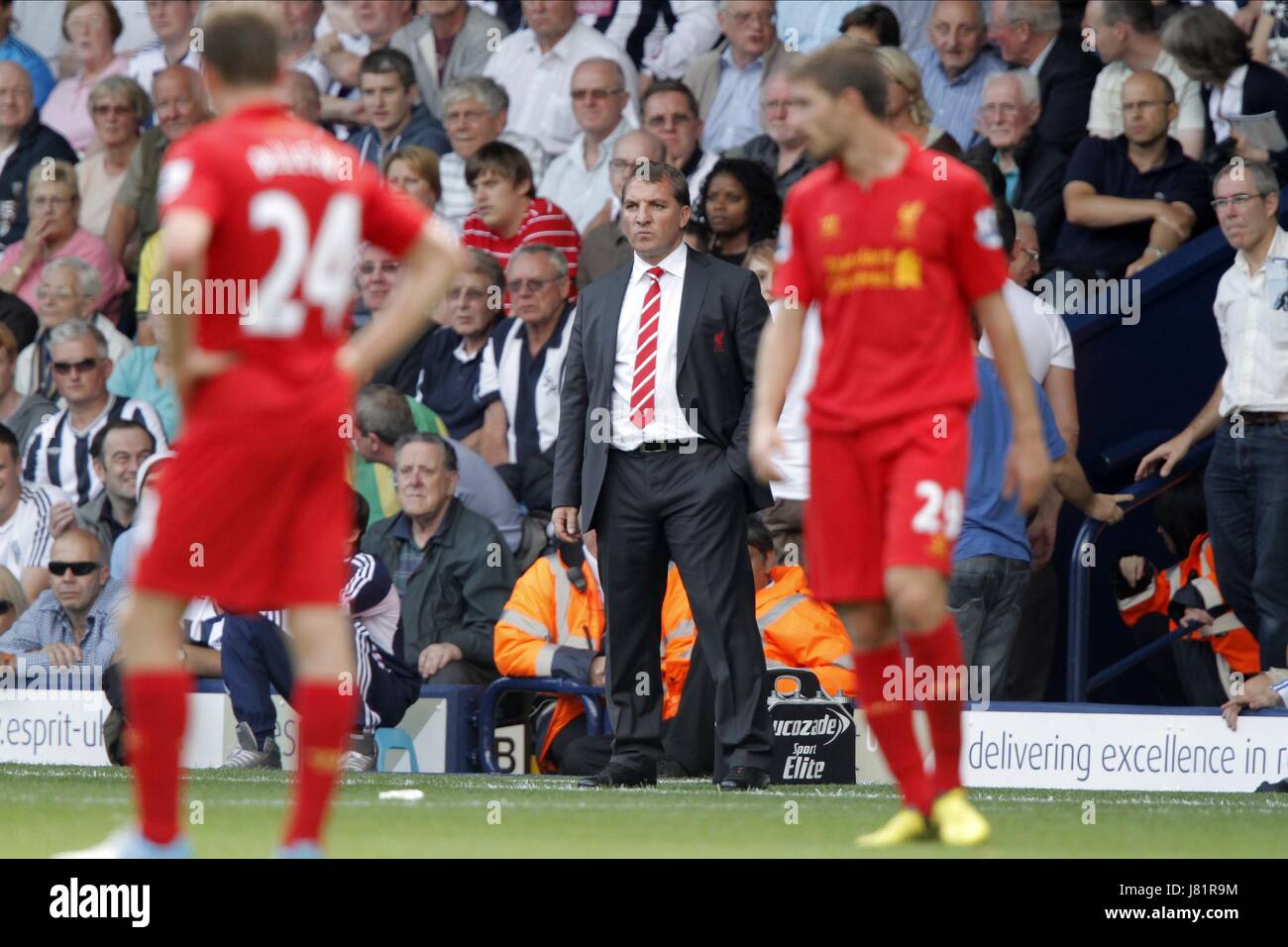 BRENDAN ROGERS LIVERPOOL FC MANAGER WEST BROMWICH ALBION V LIVERPOOL FC ...