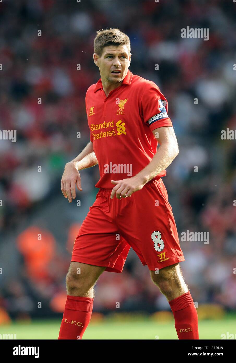 STEVEN GERRARD, LIVERPOOL FC, LIVERPOOL V MANCHESTER CITY FC, BARCLAYS ...