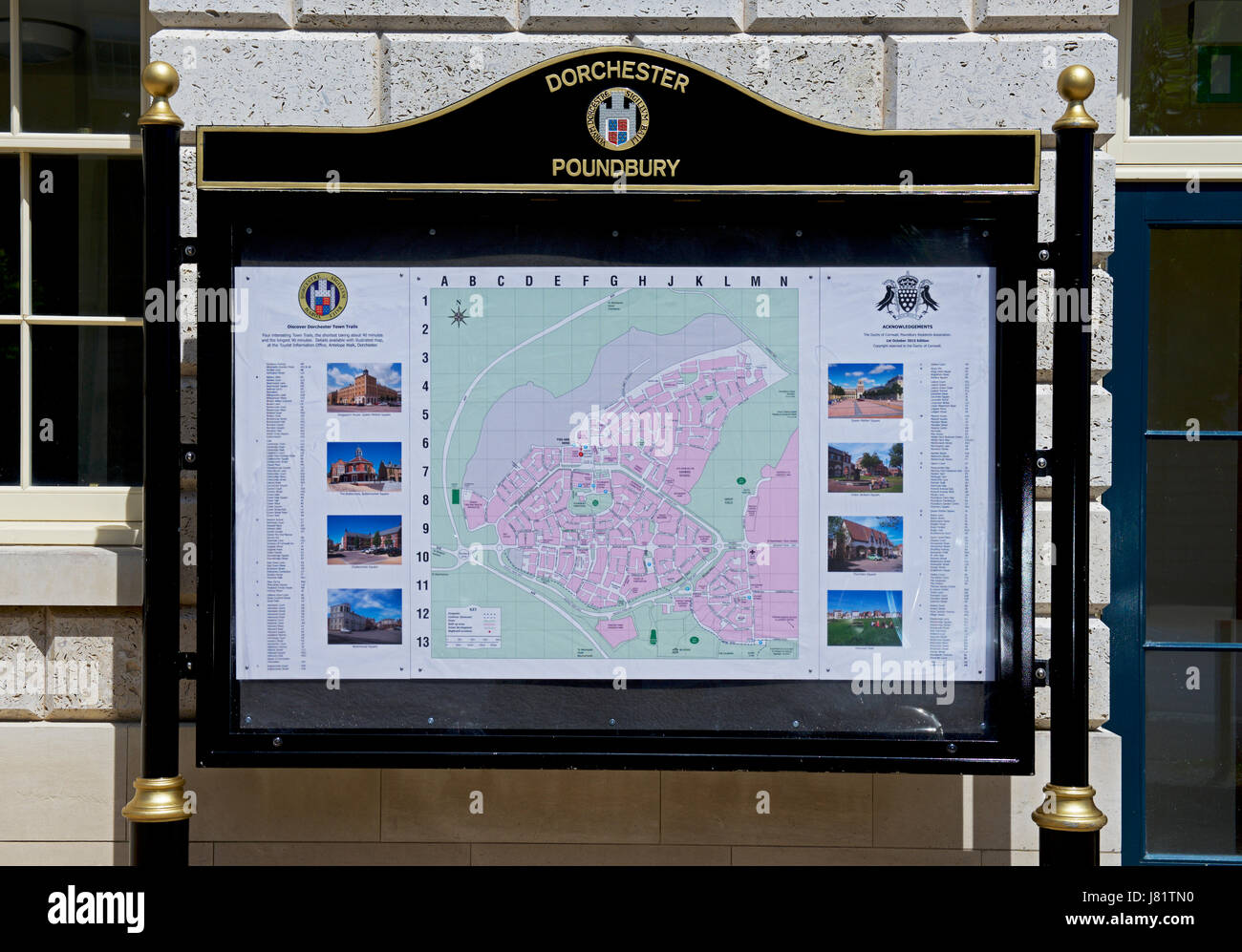 Map of Poundbury, near Dorchester, Dorset, England UK Stock Photo - Alamy