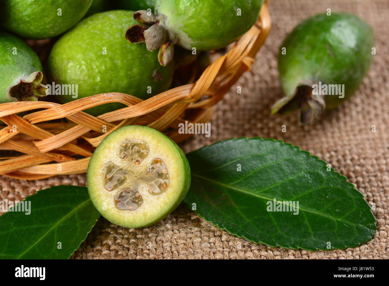Feijoa exotic tropical fruit hi-res stock photography and images - Alamy