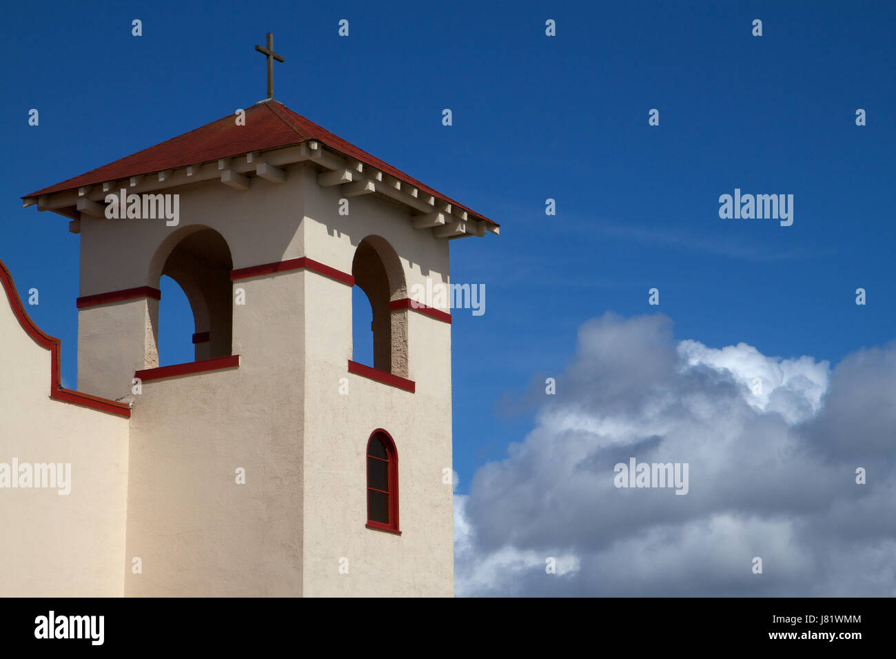 blue house building tower historical religion religious church park ...