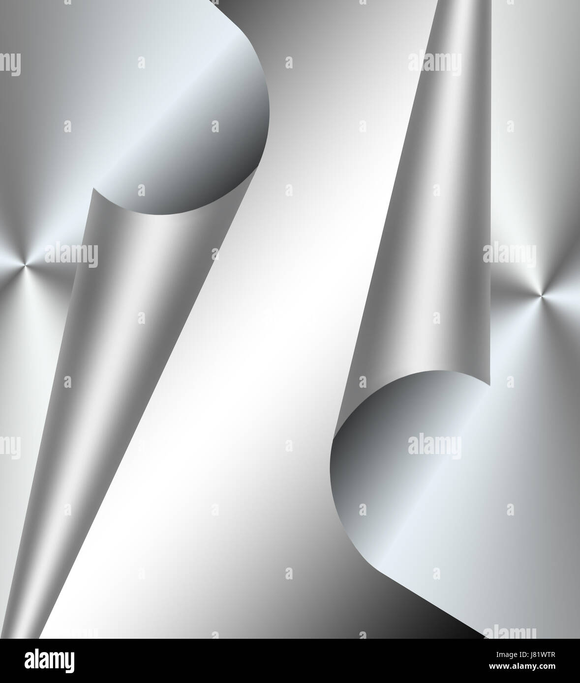 metal corner edge turn the page open plate silver iron net illustration ...