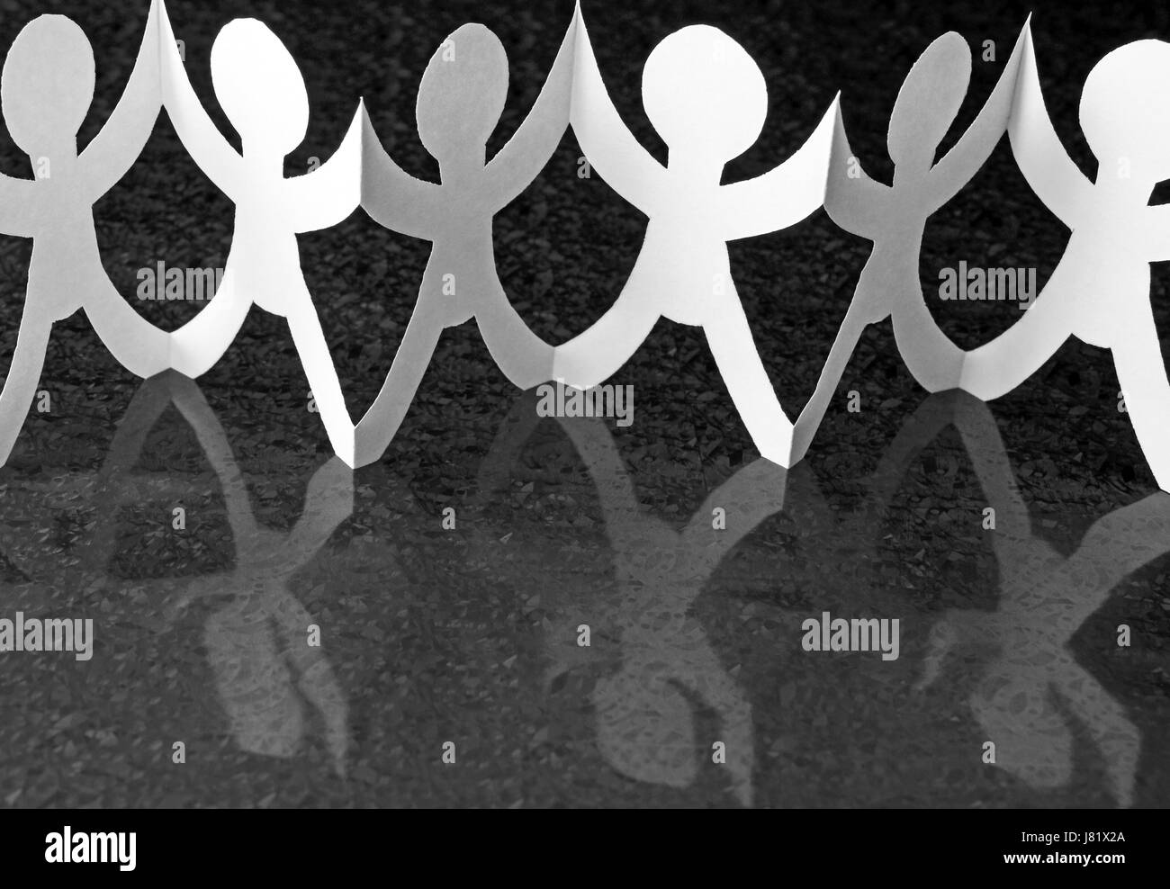 teamwork concept - white blue Stock Photo - Alamy