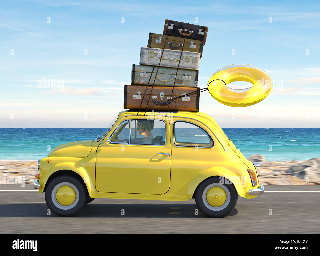 vacations are coming. 3d rendering Stock Photo - Alamy
