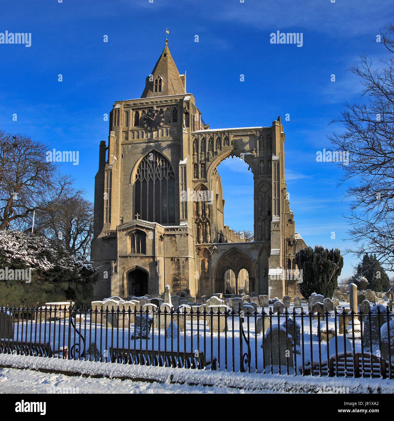 Crowland abbey hi-res stock photography and images - Alamy