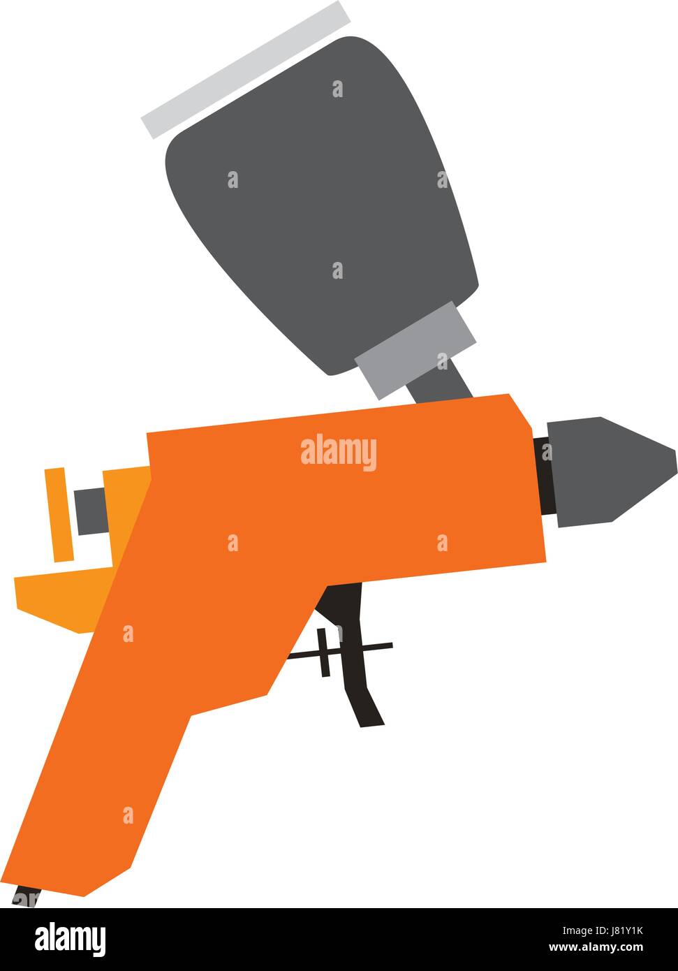 spray paint gun Stock Vector Image & Art - Alamy