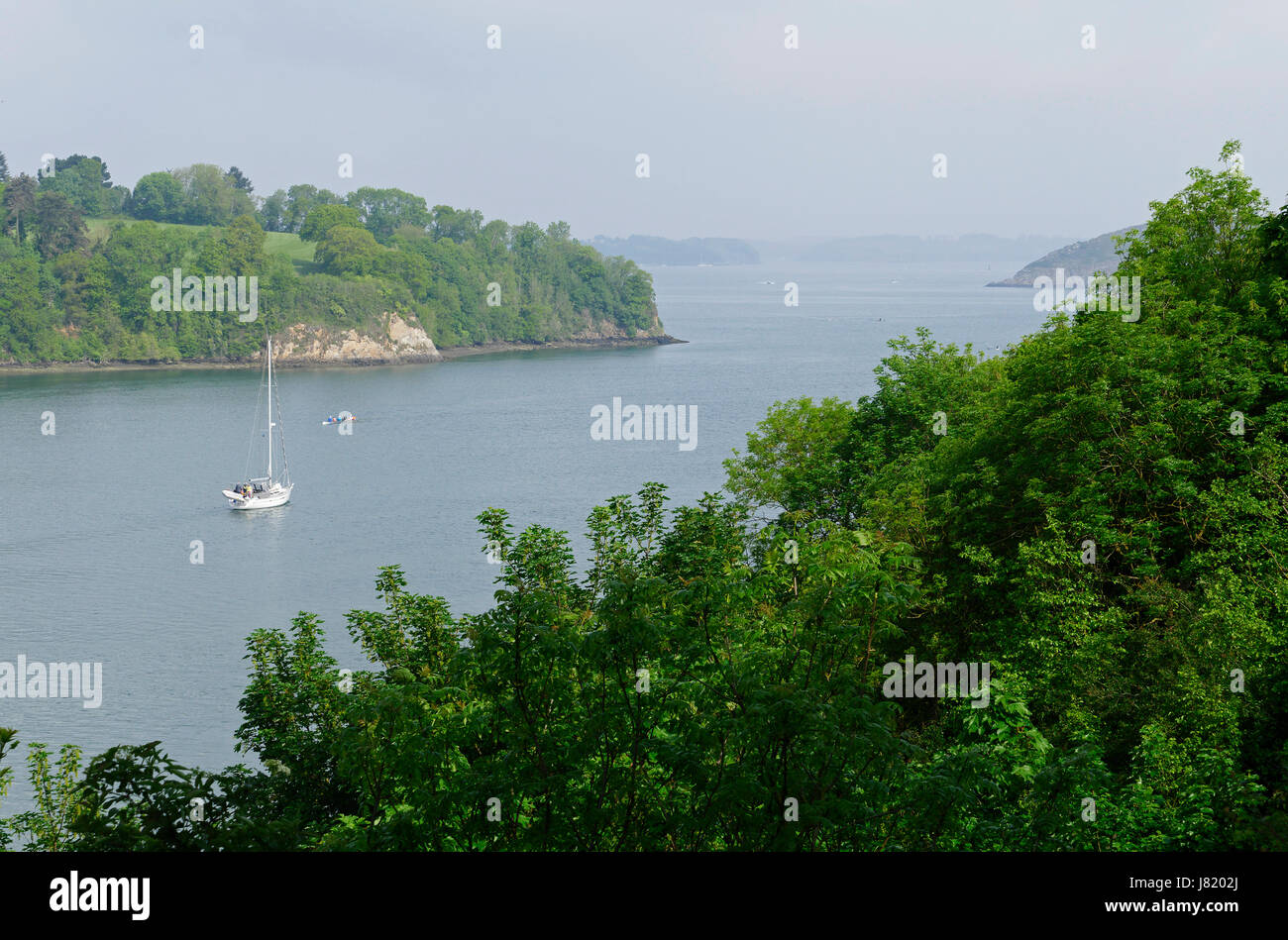The Rance (coastal river), near Port Saint Jean (Ille et Vilaine ...