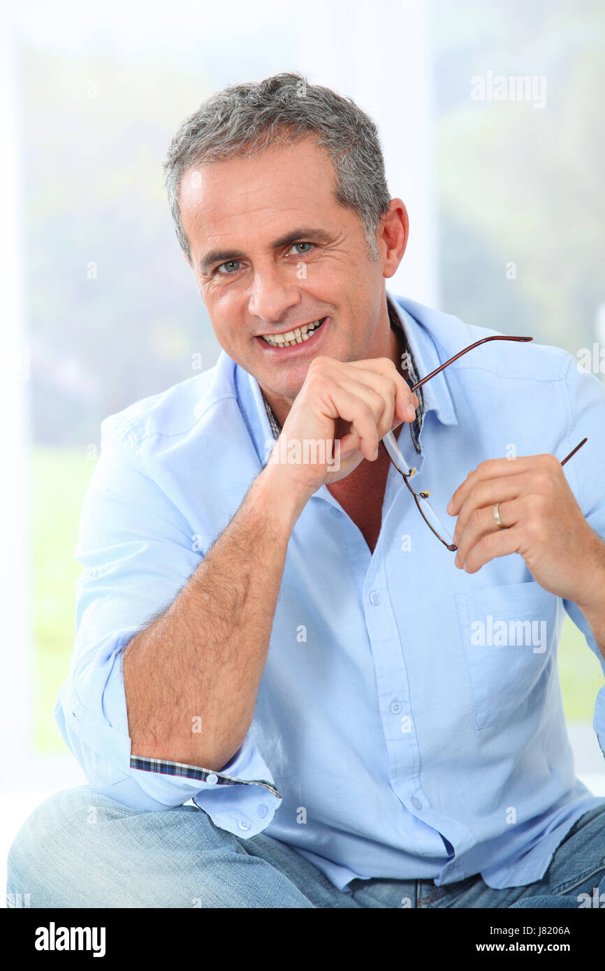 guy single male masculine portrait interior blank european caucasian ...