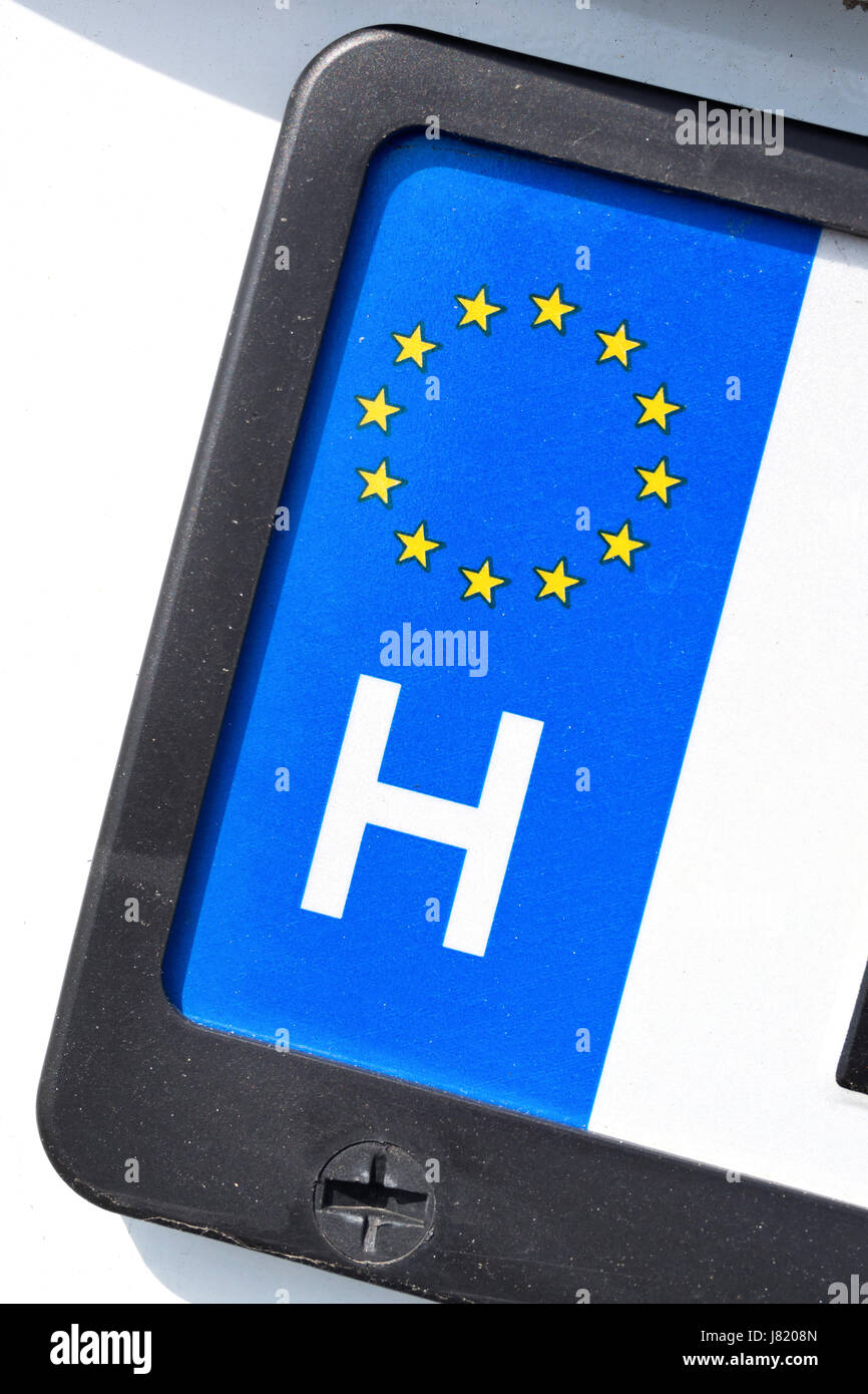Eu registration plate hi-res stock photography and images - Alamy
