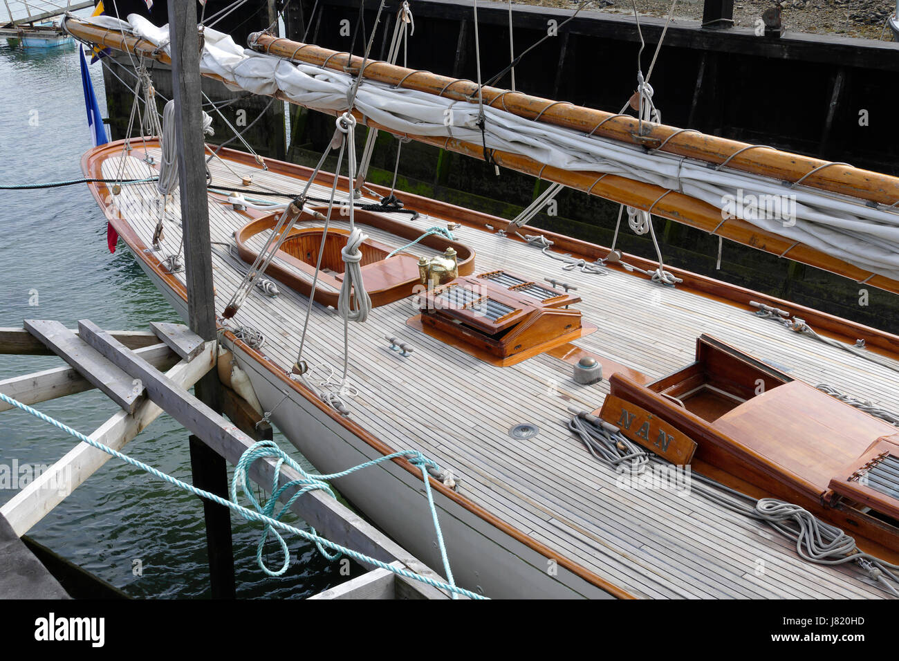 Nan of Fife : classic yacht with an auric cutter rig, designed and ...