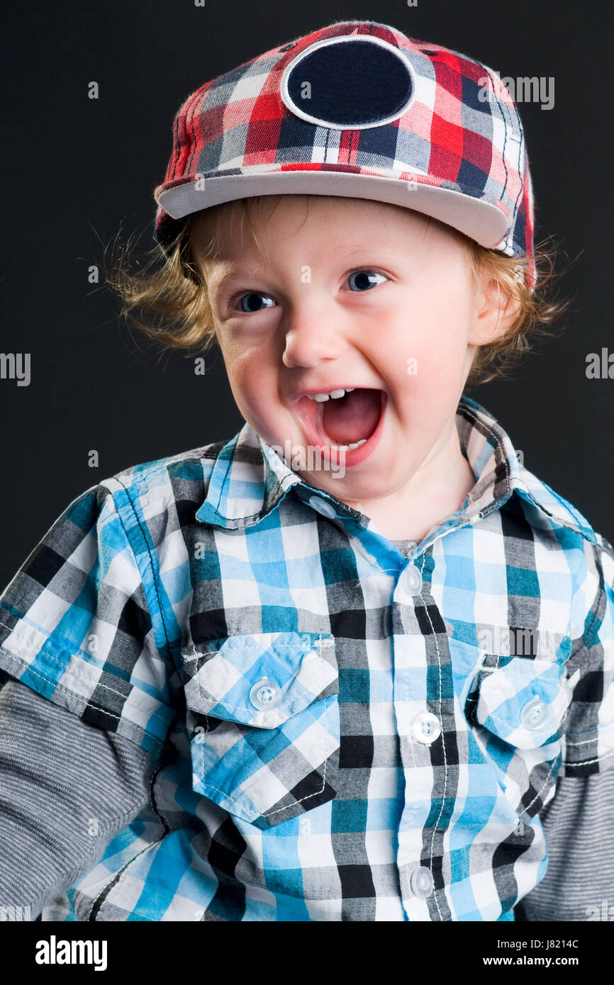 boy with cap Stock Photo - Alamy