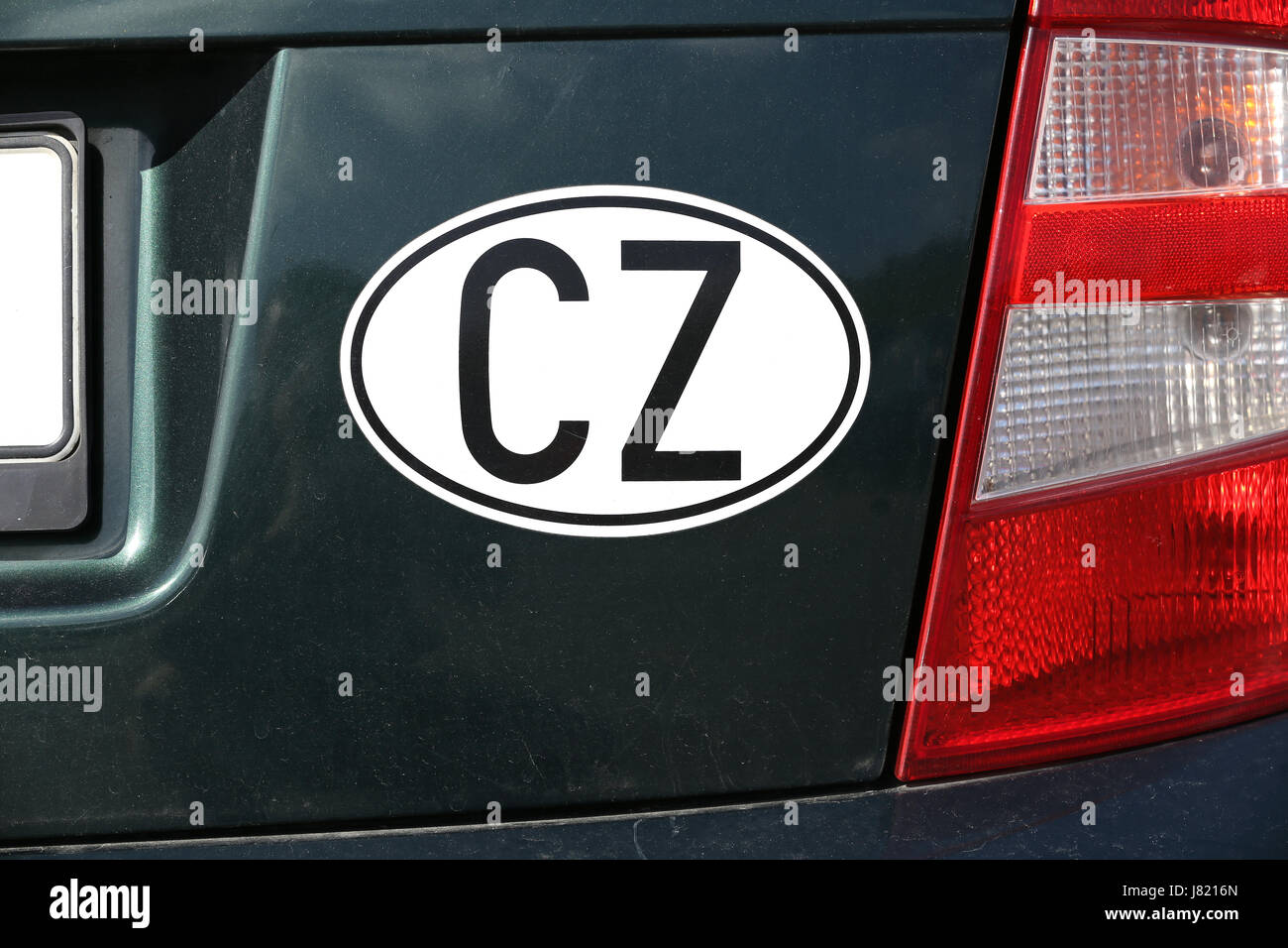 international vehicle registration code: Czech Republic Stock Photo - Alamy
