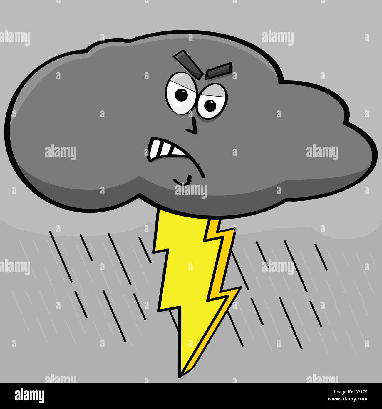 cloud illustration lightning sheet lightning flash thunder raving ...