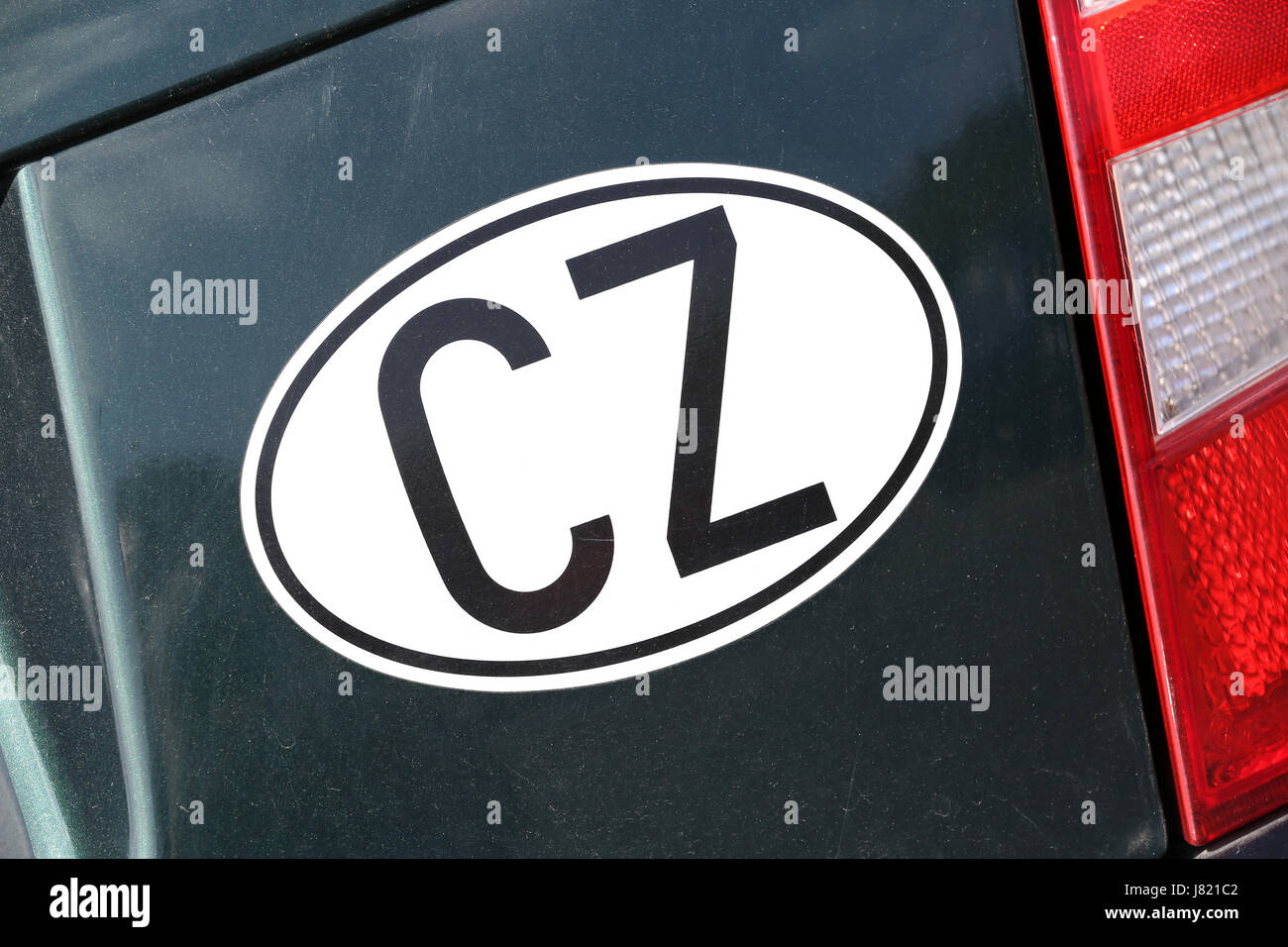 international vehicle registration code: Czech Republic Stock Photo - Alamy