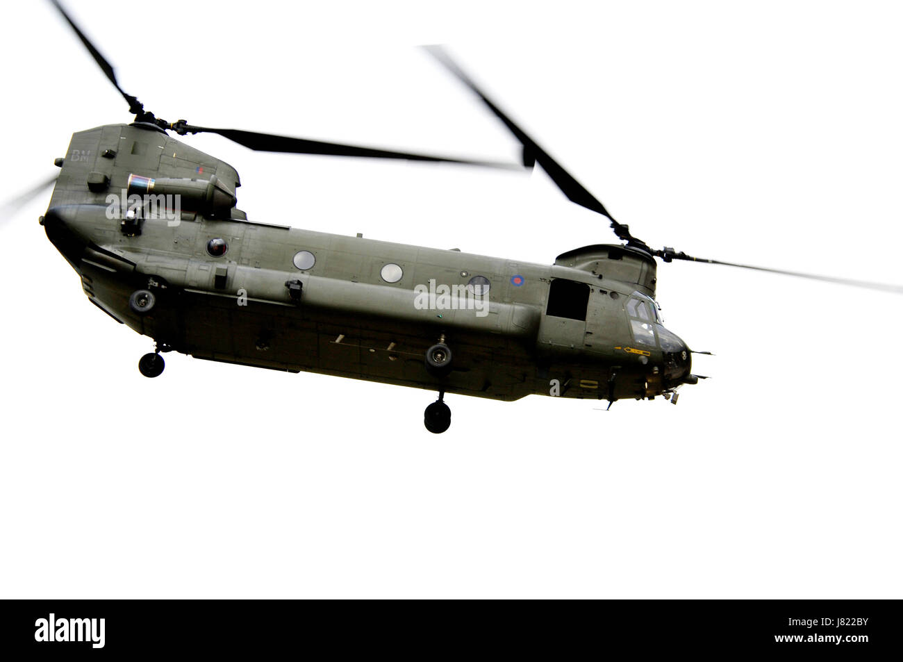 Royal Air Force Boeing Chinook landing at airfield Stock Photo - Alamy