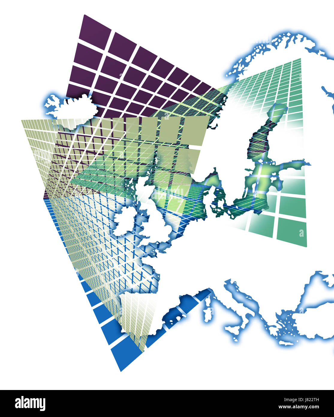Atlas style uk map Cut Out Stock Images & Pictures - Alamy