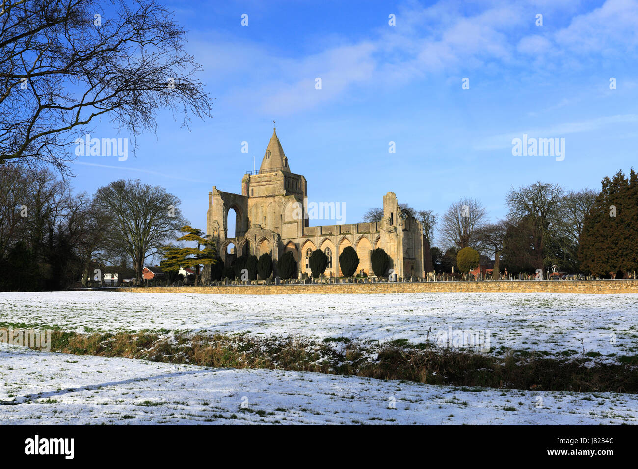 Crowland abbey hi-res stock photography and images - Alamy