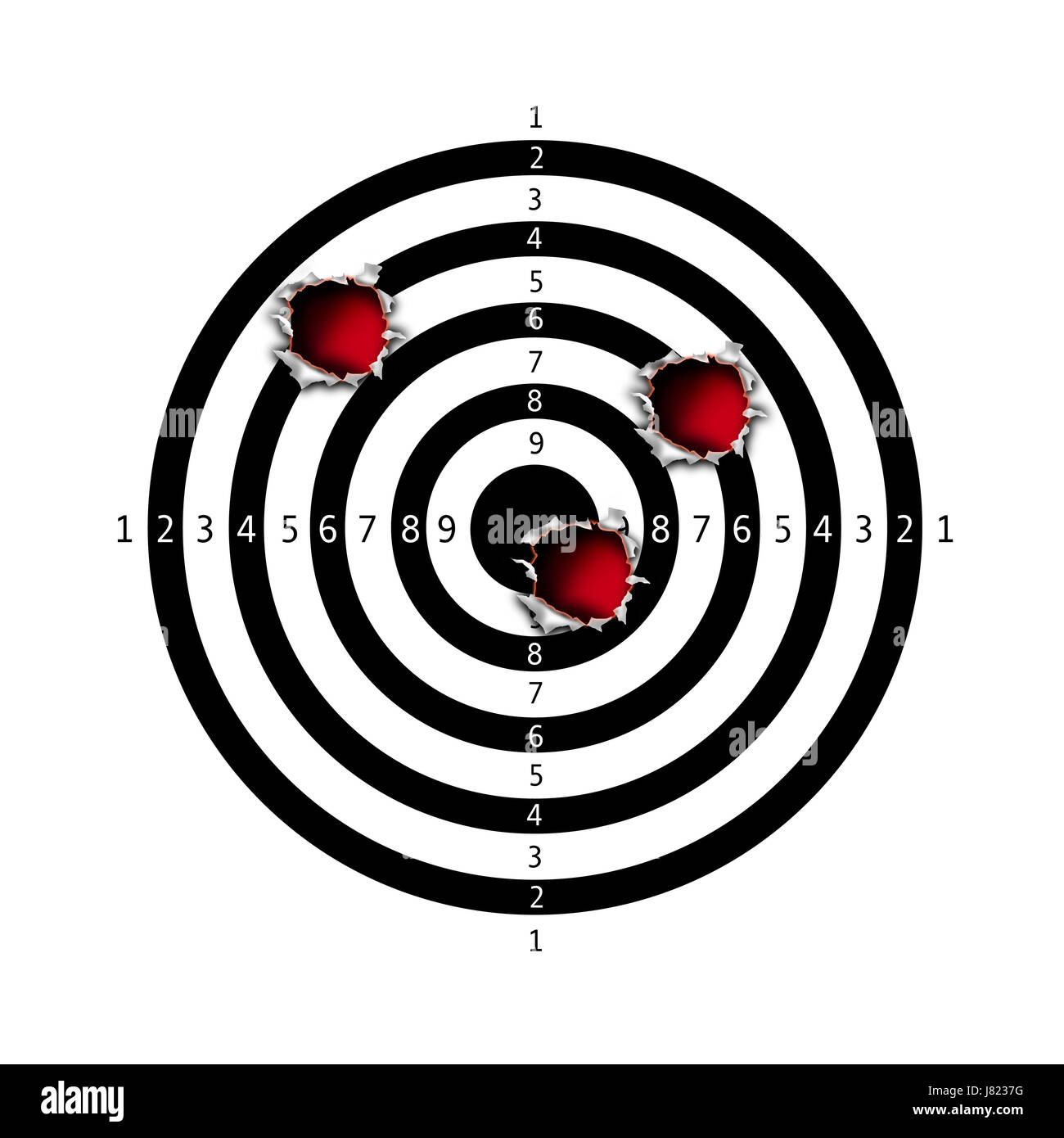Bullet mark Cut Out Stock Images & Pictures - Alamy