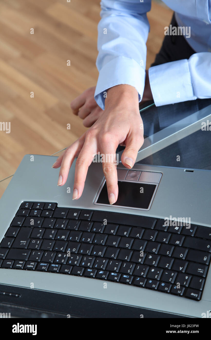 laptop notebook computers computer hand hands keyboard secretary object ...