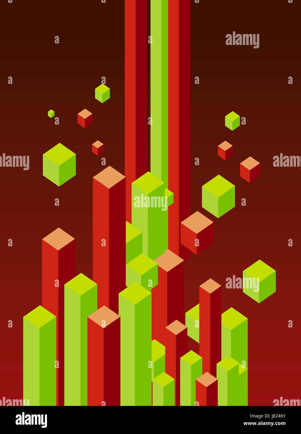 brochure company concern corporation abstract blocks block corporate ...